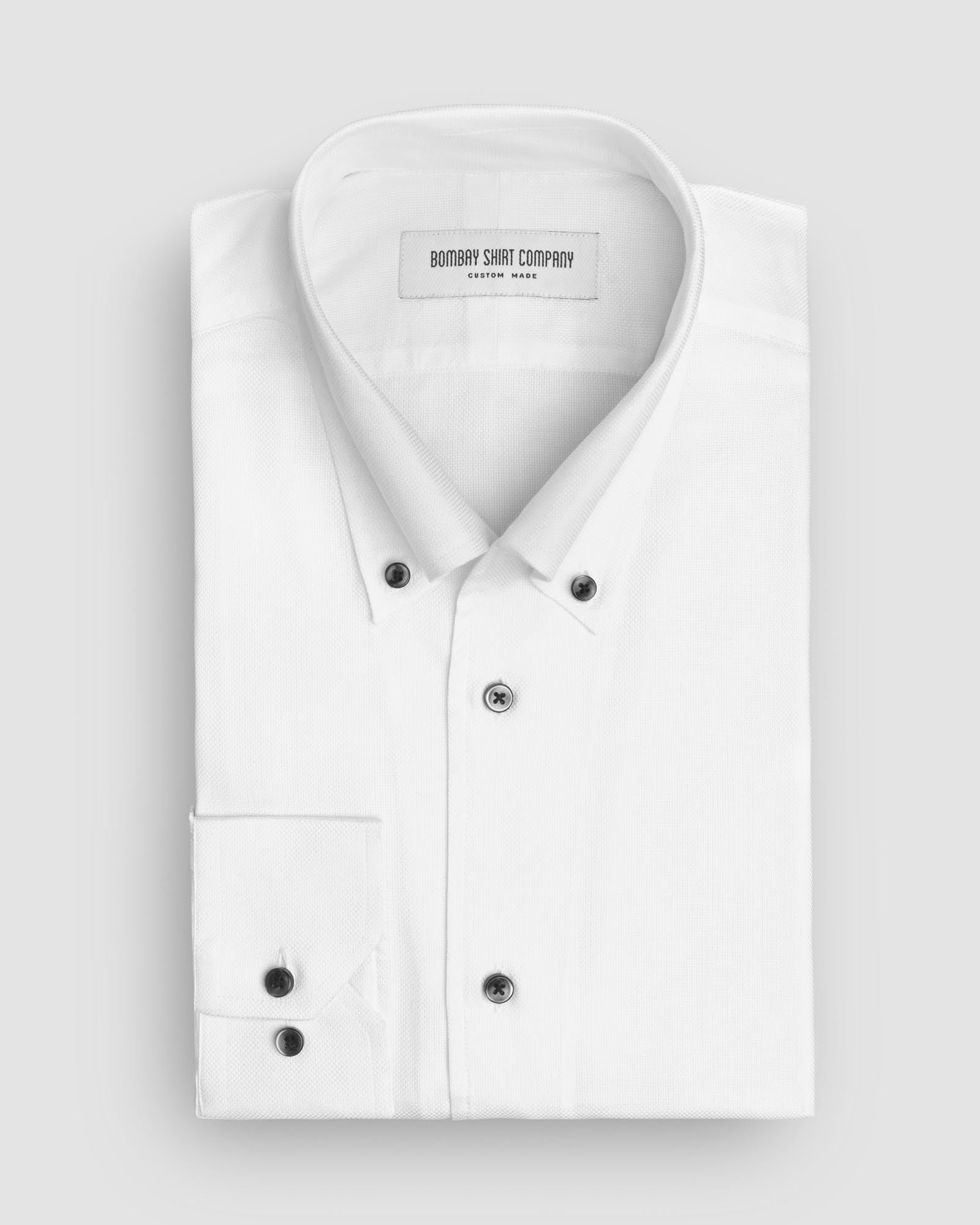 Soktas Star White Cooper Collar Shirt – Bombay Shirt Company